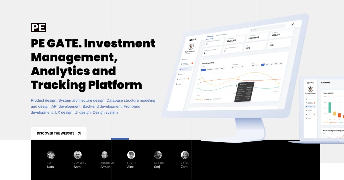 PE GATE. Investment Management, Analytics and Tracking Platform